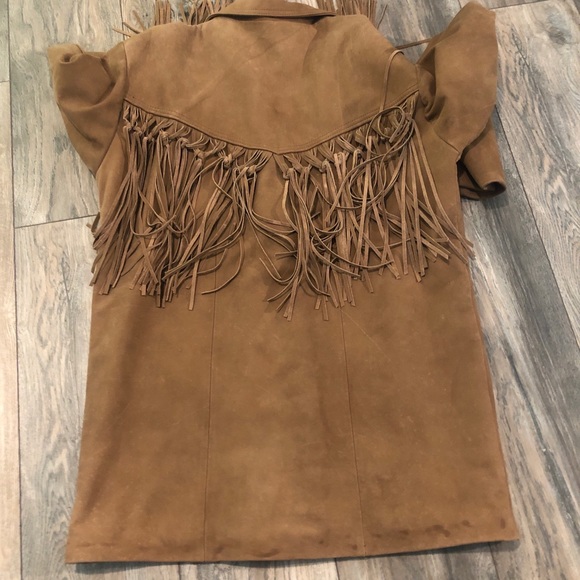 lariat | Jackets & Coats | Vtg Lariat Western Leather Fringe Jacket ...